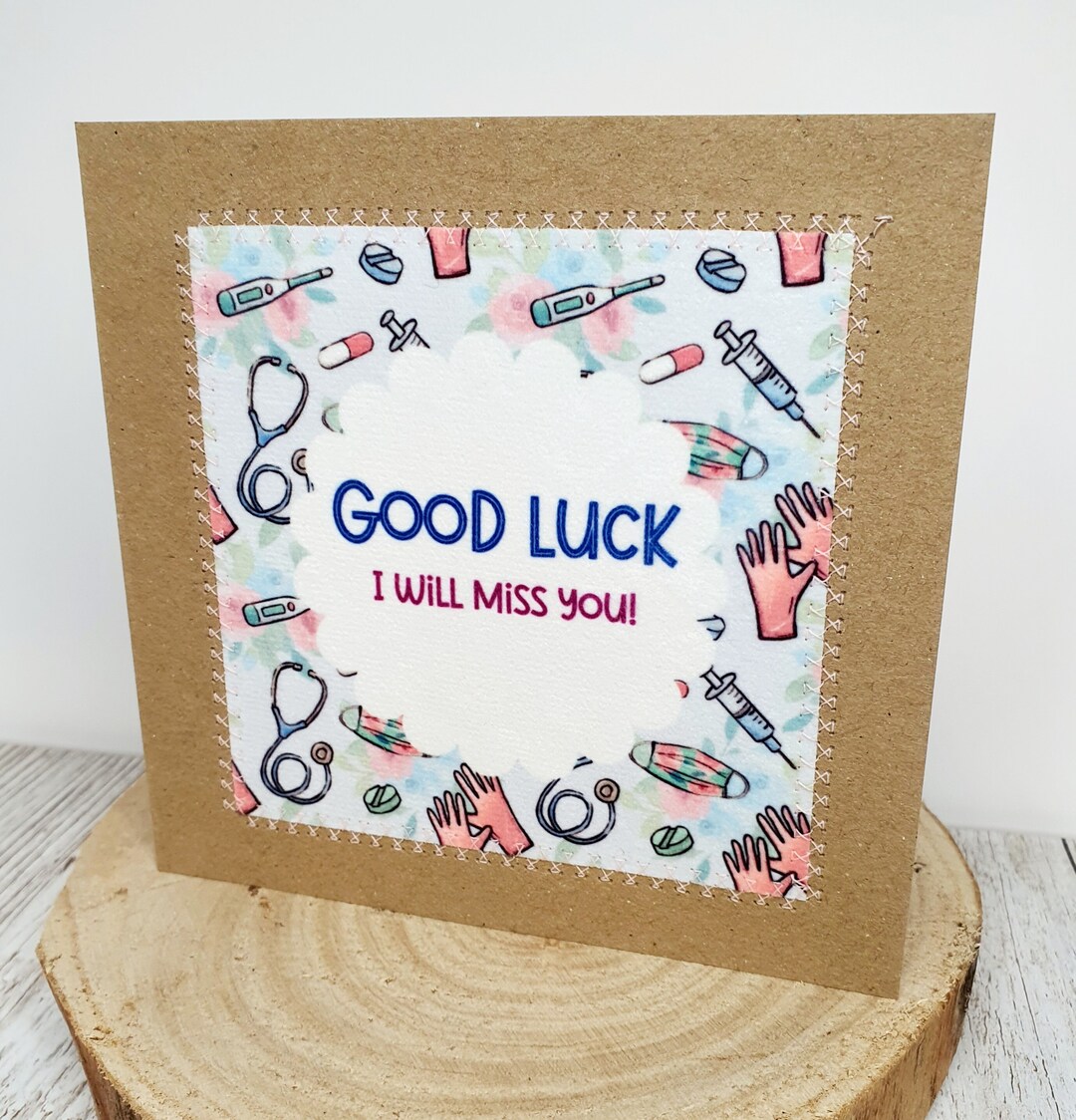 Good Luck, I Will Miss You, New Job Card, Nurse, Doctor ...