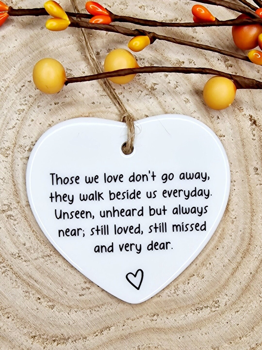 Those We Love Don't Go Away, Sympathy Gift, Bereavement Gift, Memorial ...