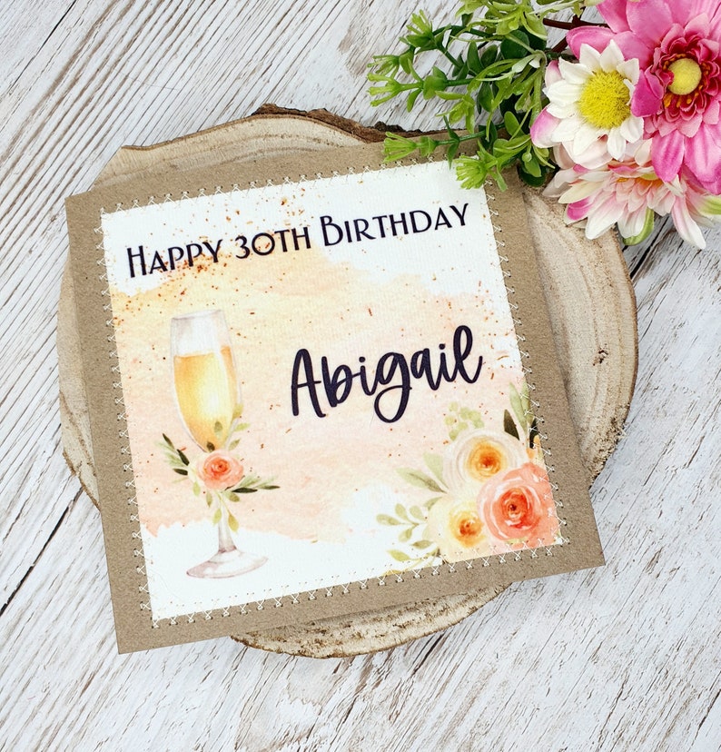 Happy 30th Birthday Card 30th Birthday Card Handmade Cards - Etsy