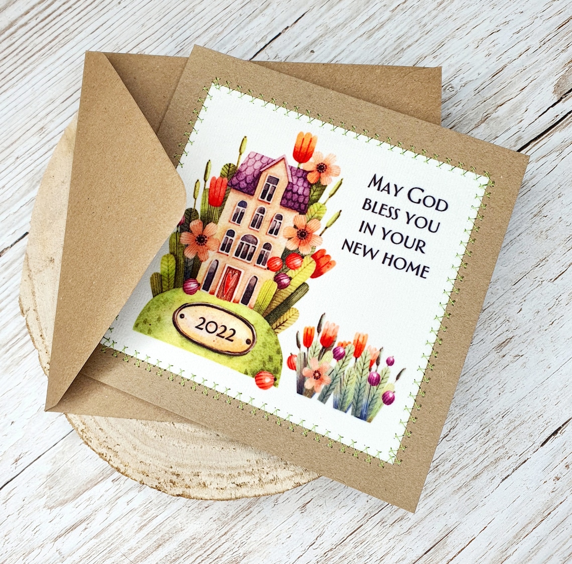 May God Bless You in Your New Home | Whimsical | Greeting Card | New ...