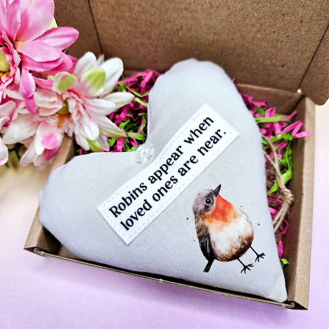 Robins Appear When Loved Ones Are Near, Bereavement Gift, Sympathy Gift ...