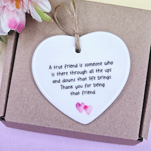 Thank You for Being A Friend, True Friend, Best Friend Gift, Thank You ...