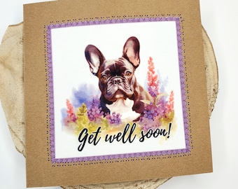 Social Distancing for the Best Frenchie Card Social Distancing Get Well ...
