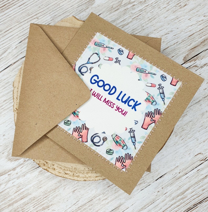 Good Luck, I Will Miss You, New Job Card, Nurse, Doctor ...