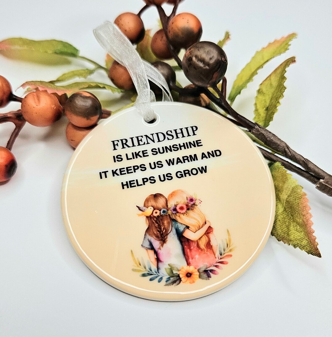 Friendship is Like Sunshine, Friendship Gift, Gift for Her, Gift for ...