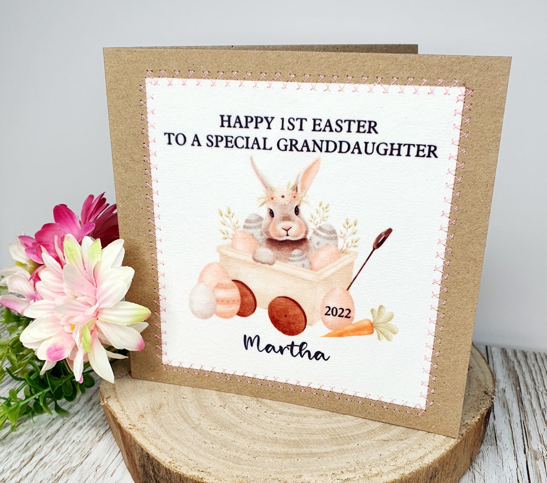 Granddaughters First Easter Special Granddaughter Personalised 1st ...