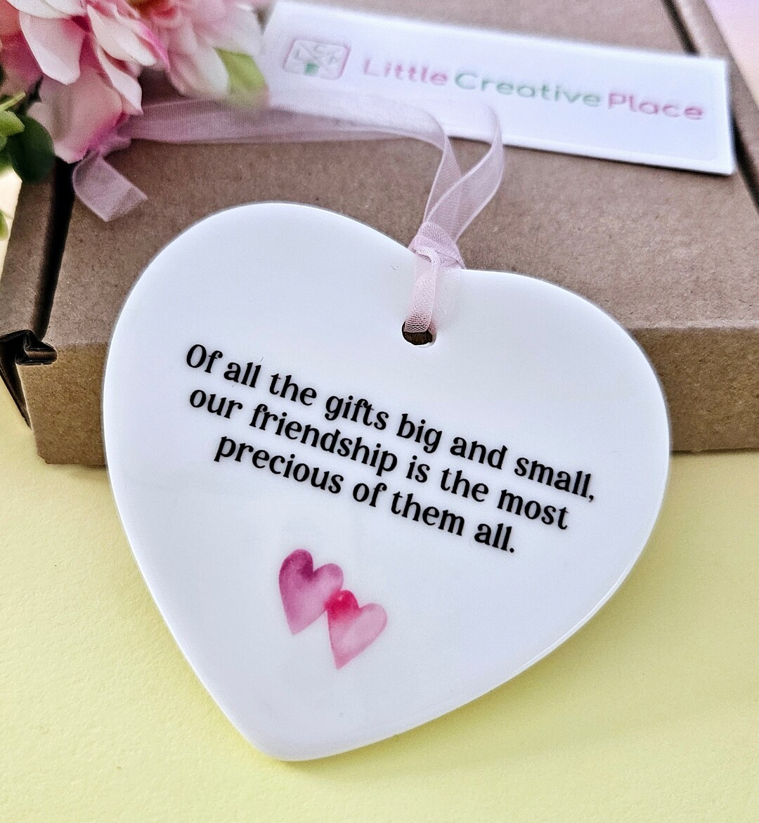 Of All the Gifts Big and Small, Ceramic, Friendship Gift, Quotes, Gifts ...