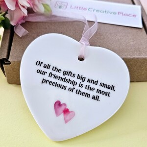 Of All the Gifts Big and Small, Ceramic, Friendship Gift, Quotes, Gifts ...