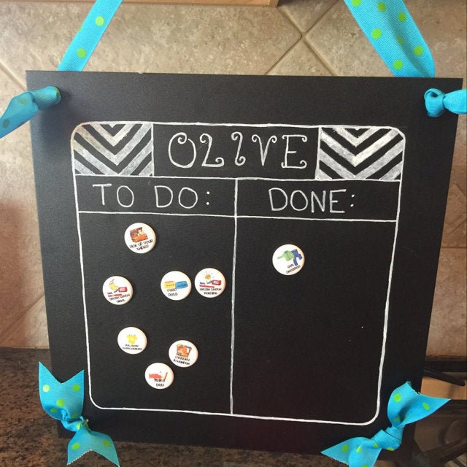 Chore Responsibility Behavior Chart School Magnets 1 - Etsy