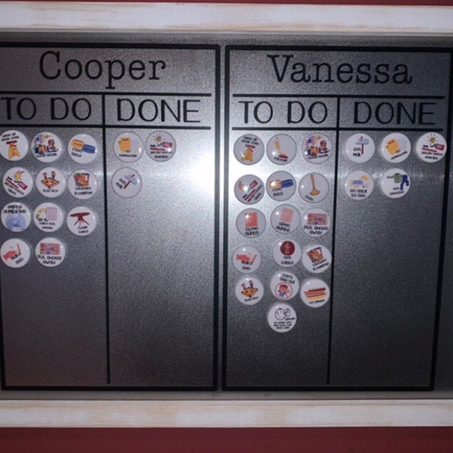 Chore Responsibility Behavior Chart School Magnets 1 - Etsy