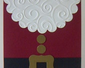 Santa Suit Card Kit | Etsy