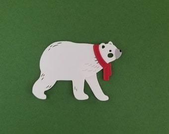 Polar Bear Die Cuts for Zoo & Safari Themed Birthday Parties and ...