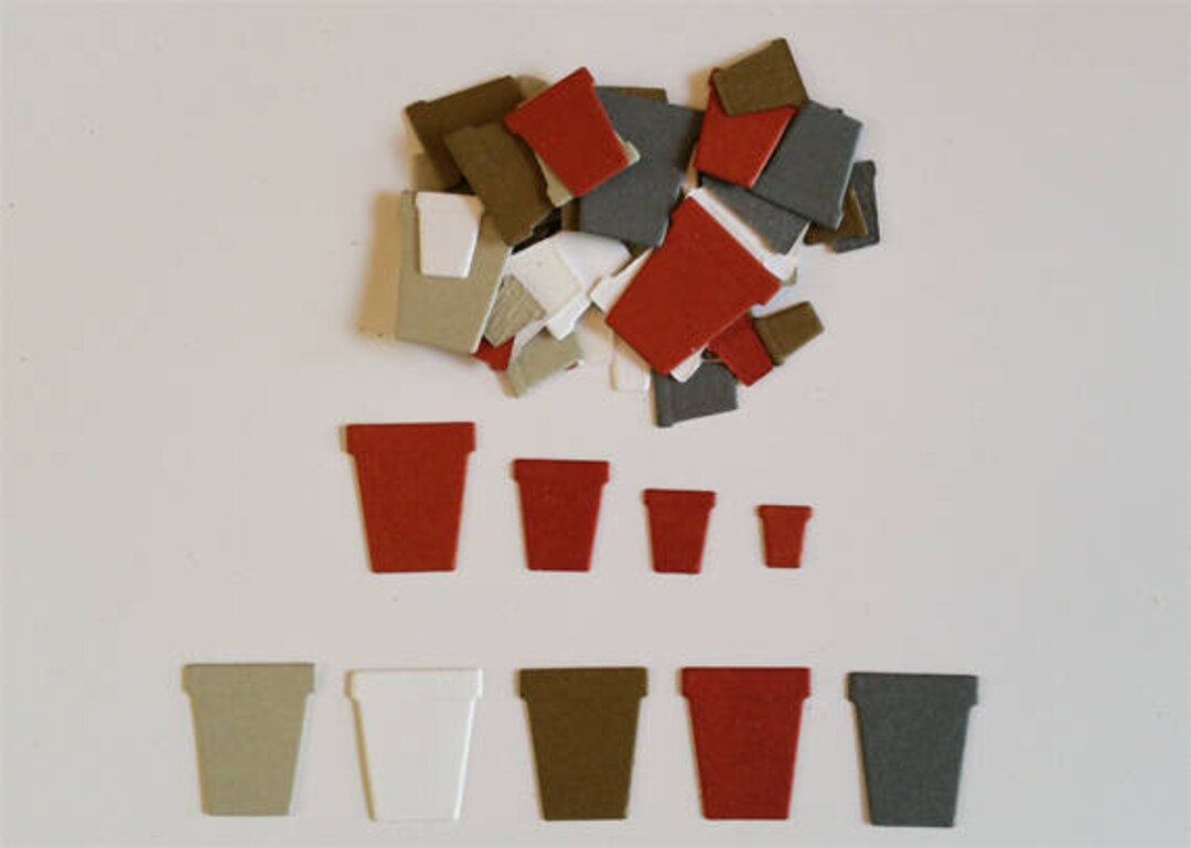 Garden Pot Die Cuts - Etsy