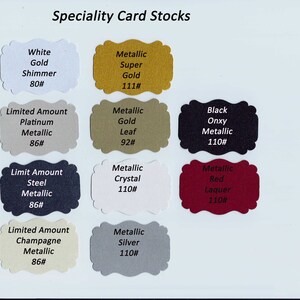 Card Stock Color Samples Only: Do Not Purchase. Please Read Below. New ...