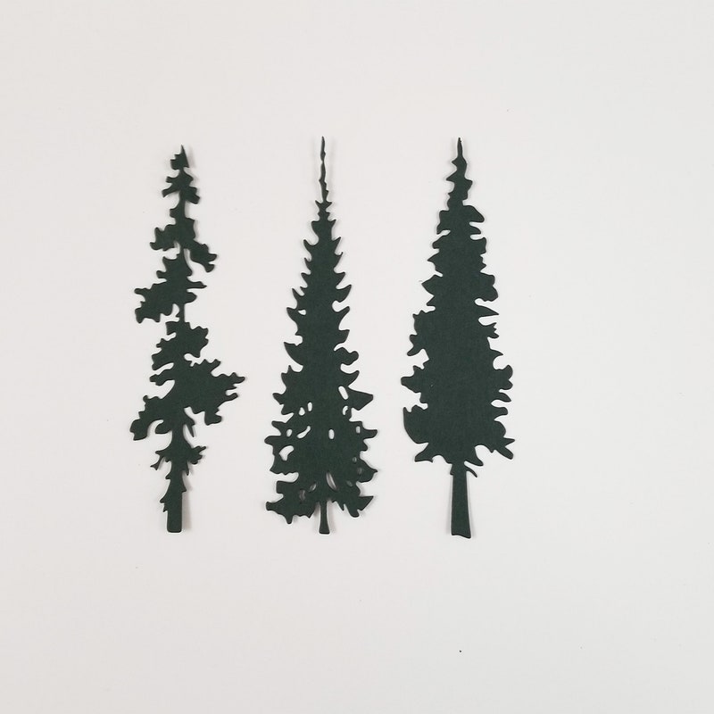 Pine Tree Wall Paper - Etsy