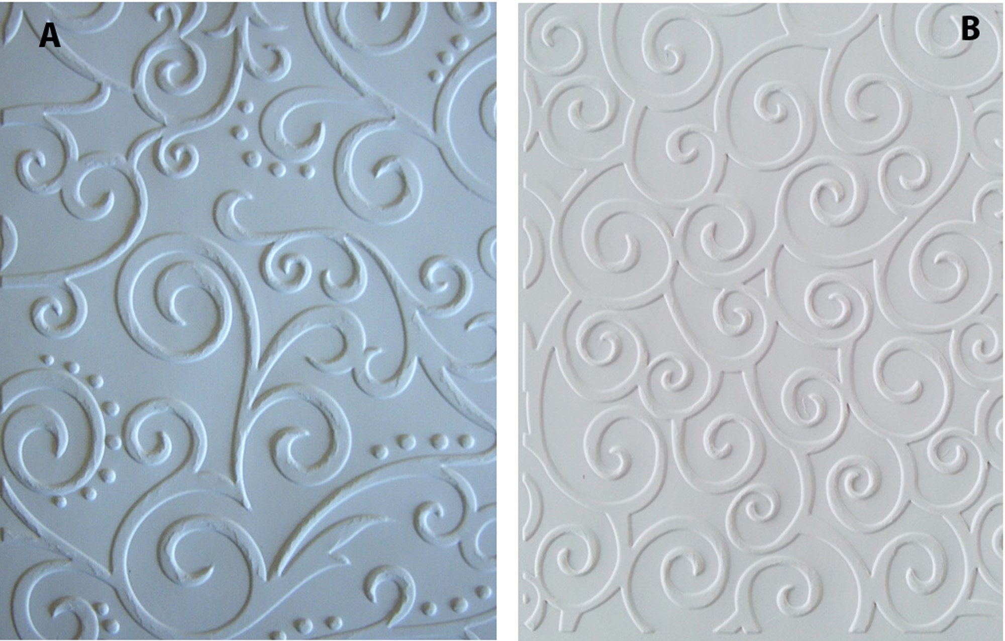 Swirls Embossed Card Stock Sheets or Cards/envelopes - Etsy