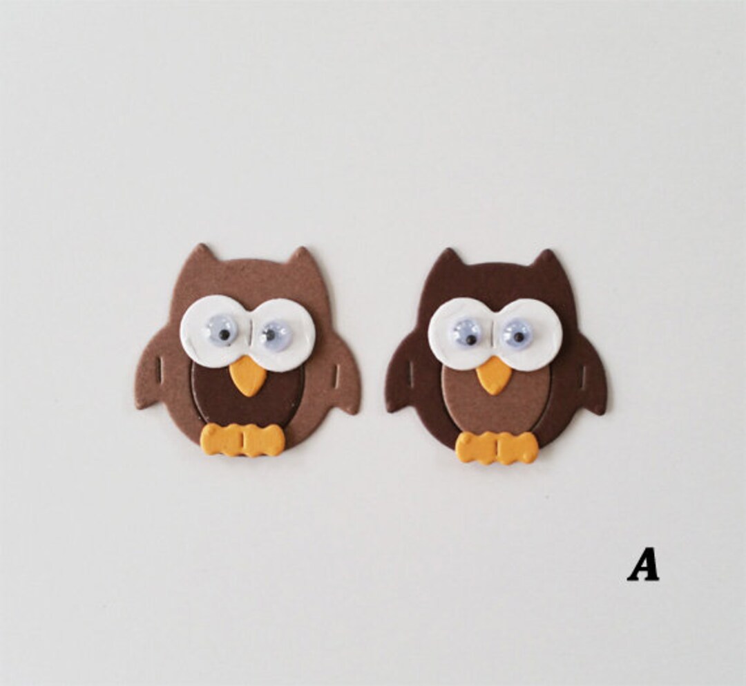 Owl Die Cuts available in Holiday Colors and DSP - Etsy