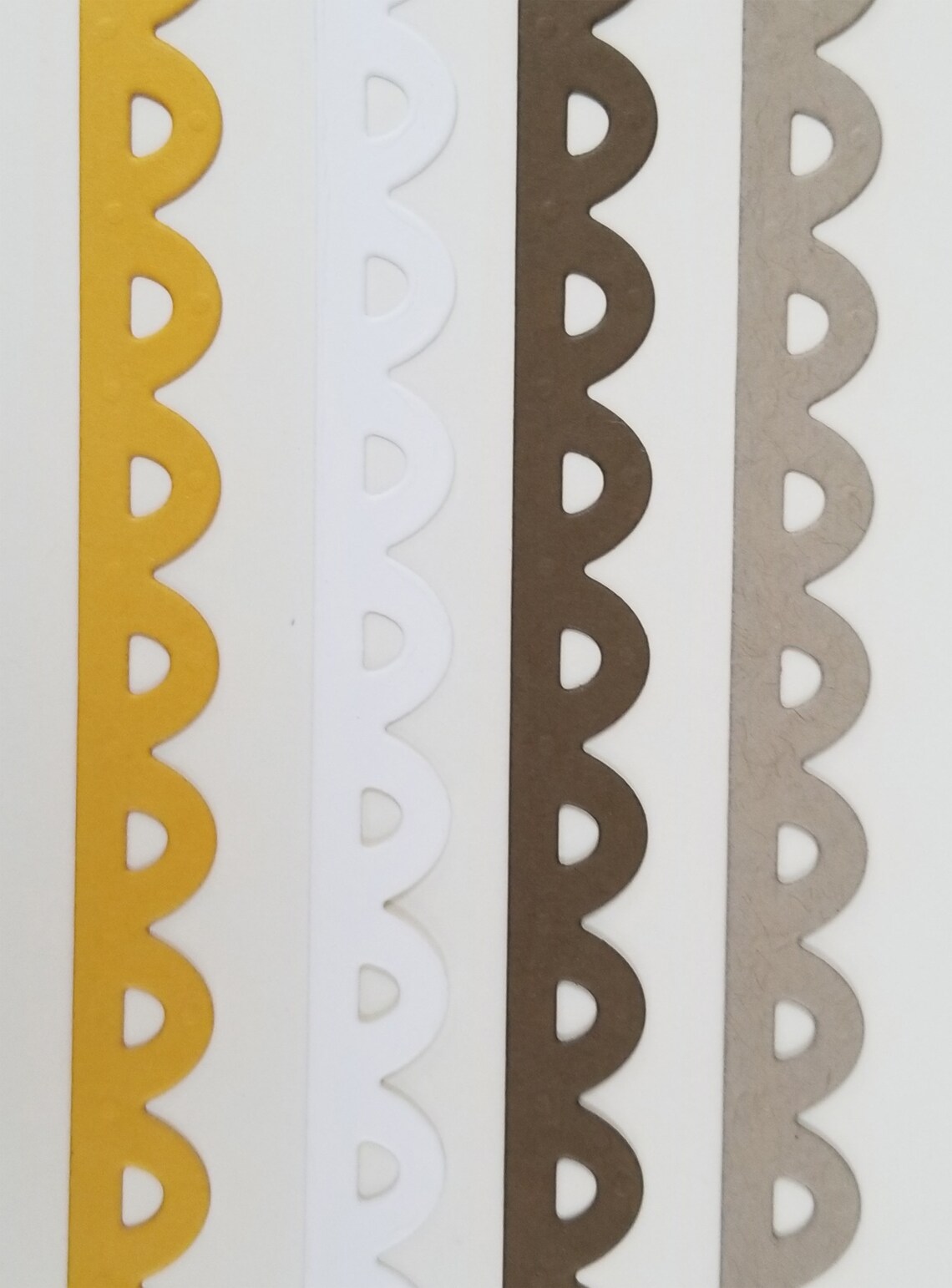 Long Scallop Edge Border Die Cuts - Etsy