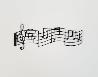 Music Notes Die Cuts, 64 Musical Notes Cutouts, 1.5 Inches, for ...