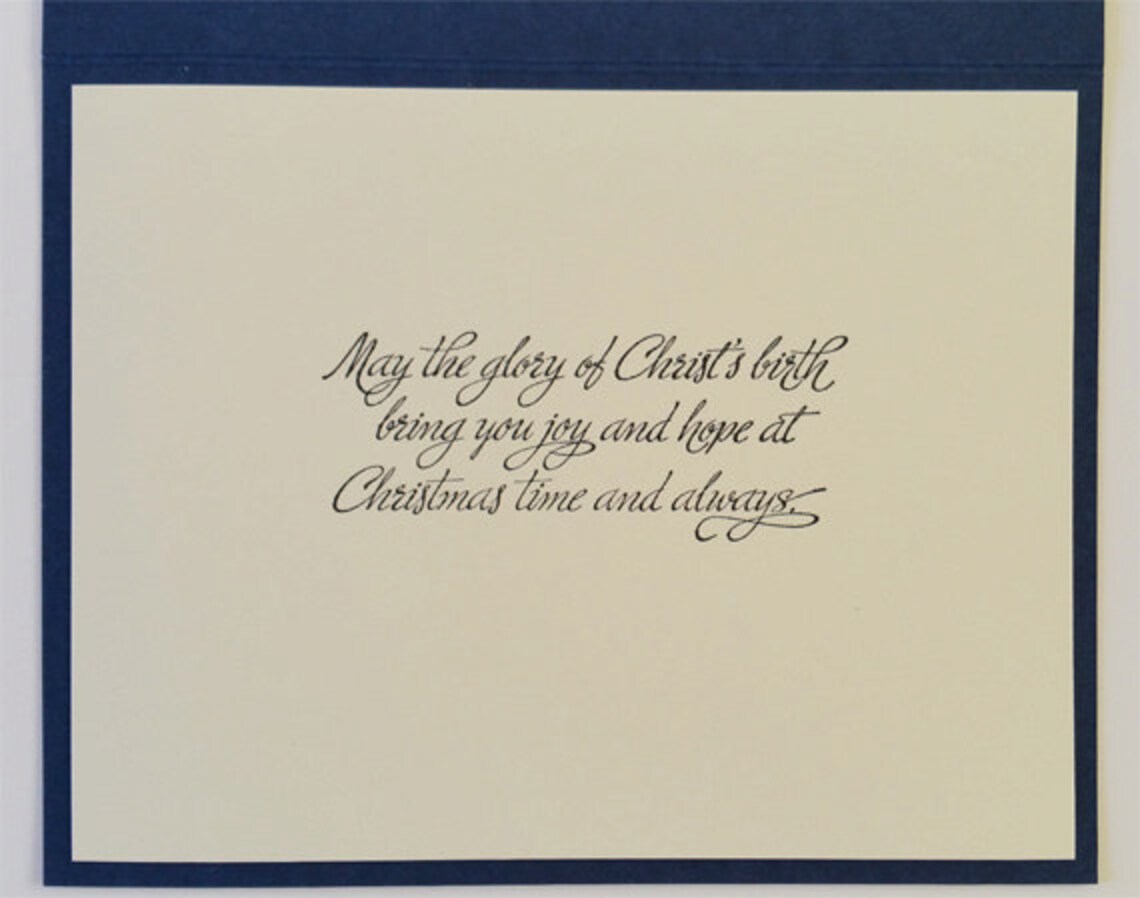 Bethlehem Christmas Card Kit - Etsy