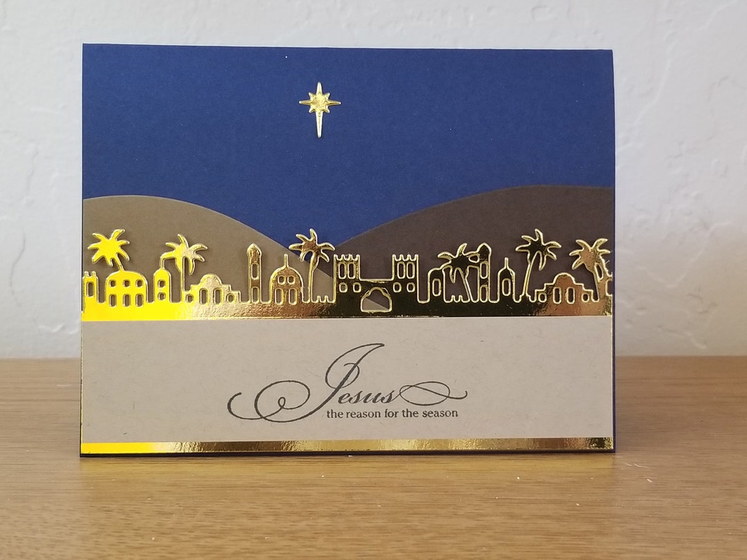 Bethlehem Christmas Card Kit - Etsy