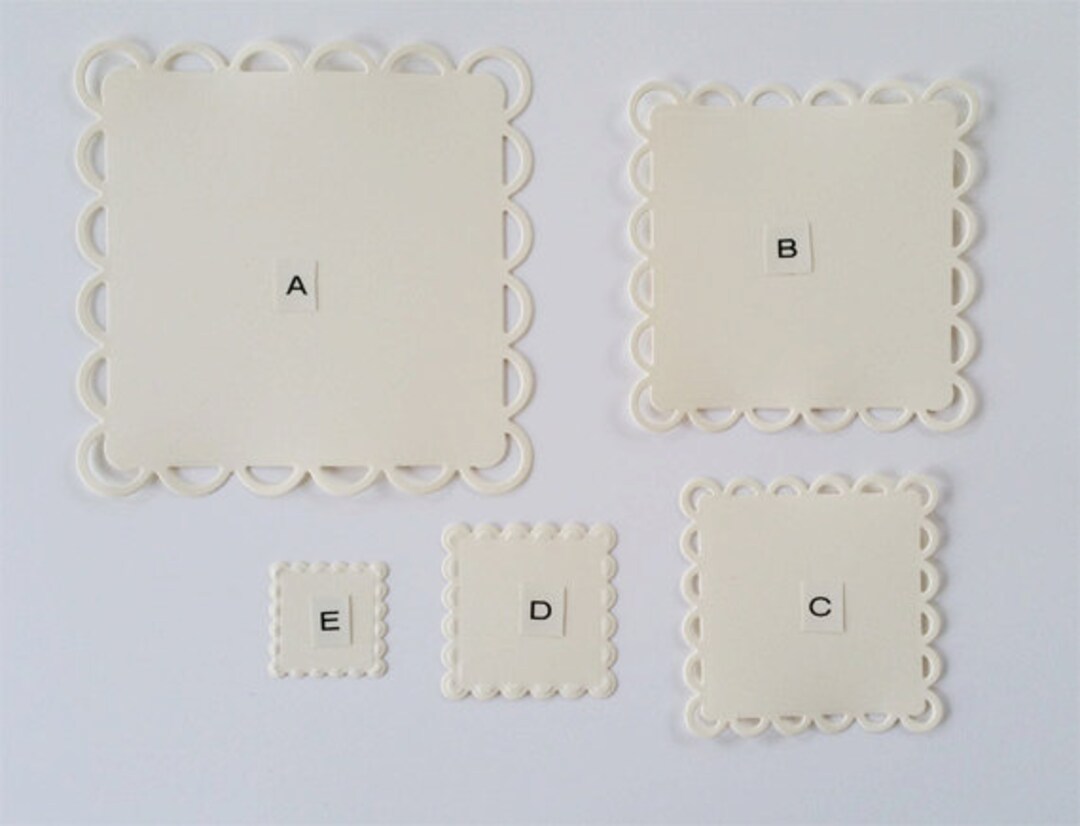 Lacy Square Die Cuts - Etsy