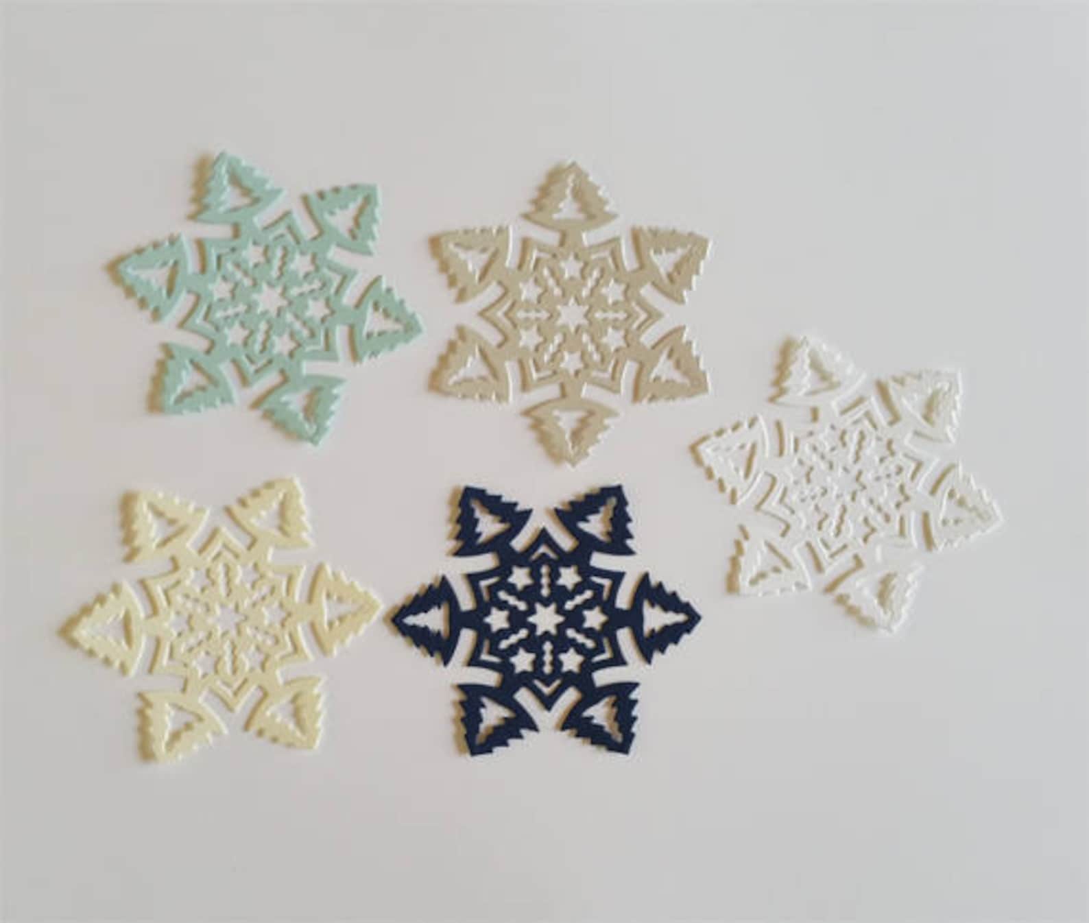 Snowflake 2 Die Cuts | Etsy