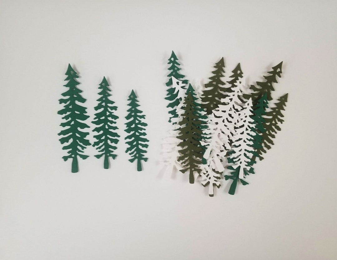 Pine Trees #2 Die Cuts - Etsy