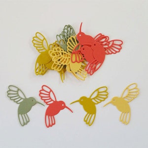 Hummingbird Die Cuts -now Available in Foil AND DSP - Etsy
