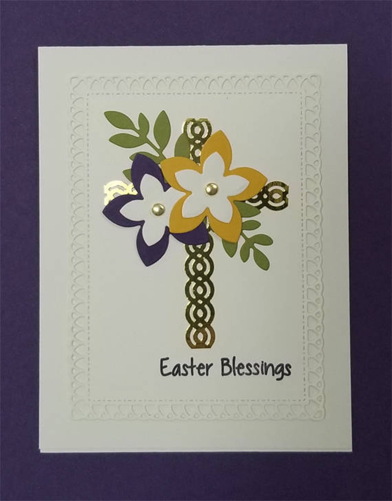 Easter Cross Card Kit | Etsy