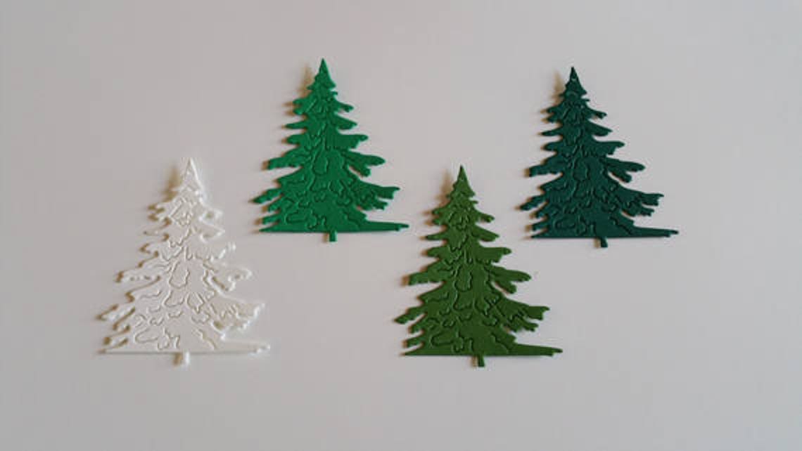 Pine Tree Die Cuts - Etsy
