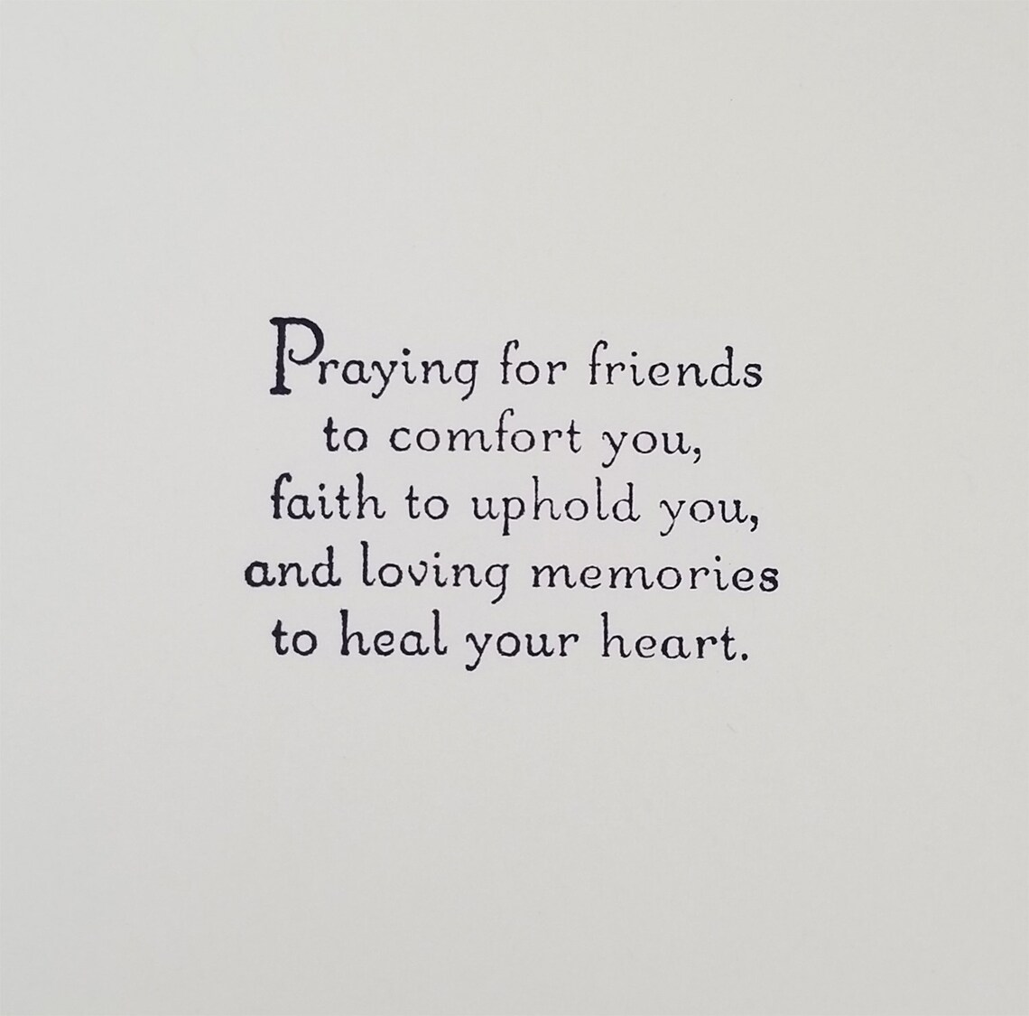 Sympathy Script Card Kit of 5 | Etsy