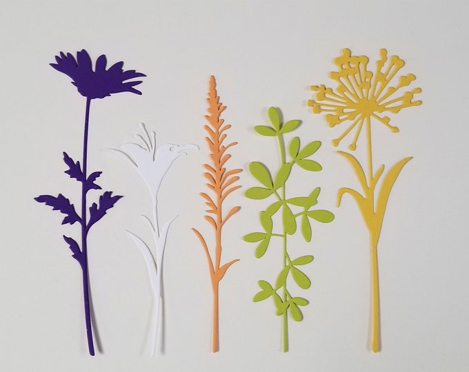 Wild Flowers 2 Die Cut - Etsy