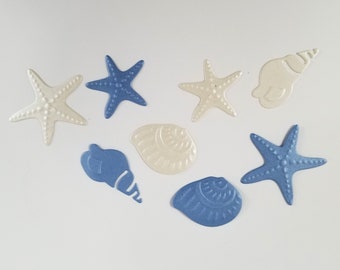Seashell Die Cuts 20 Pcs Shell Sand Dollar Starfish - Etsy