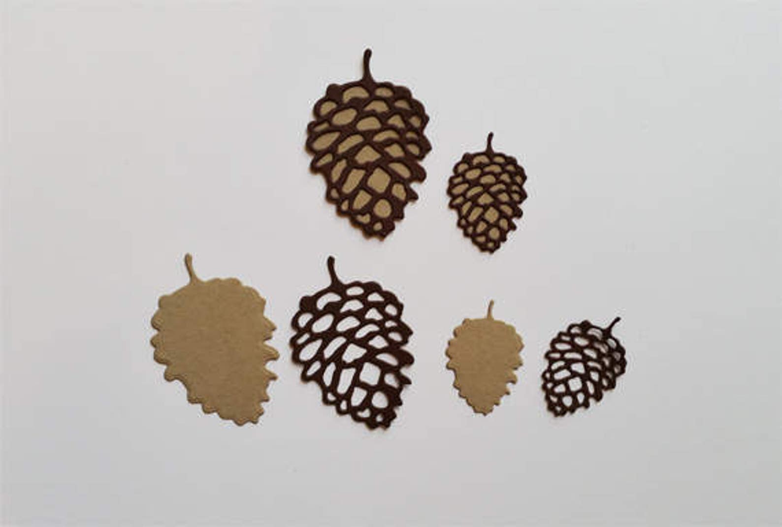 Pine Cone Die Cuts - Etsy