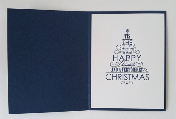 Peace Christmas Card Kit of 8 - Etsy