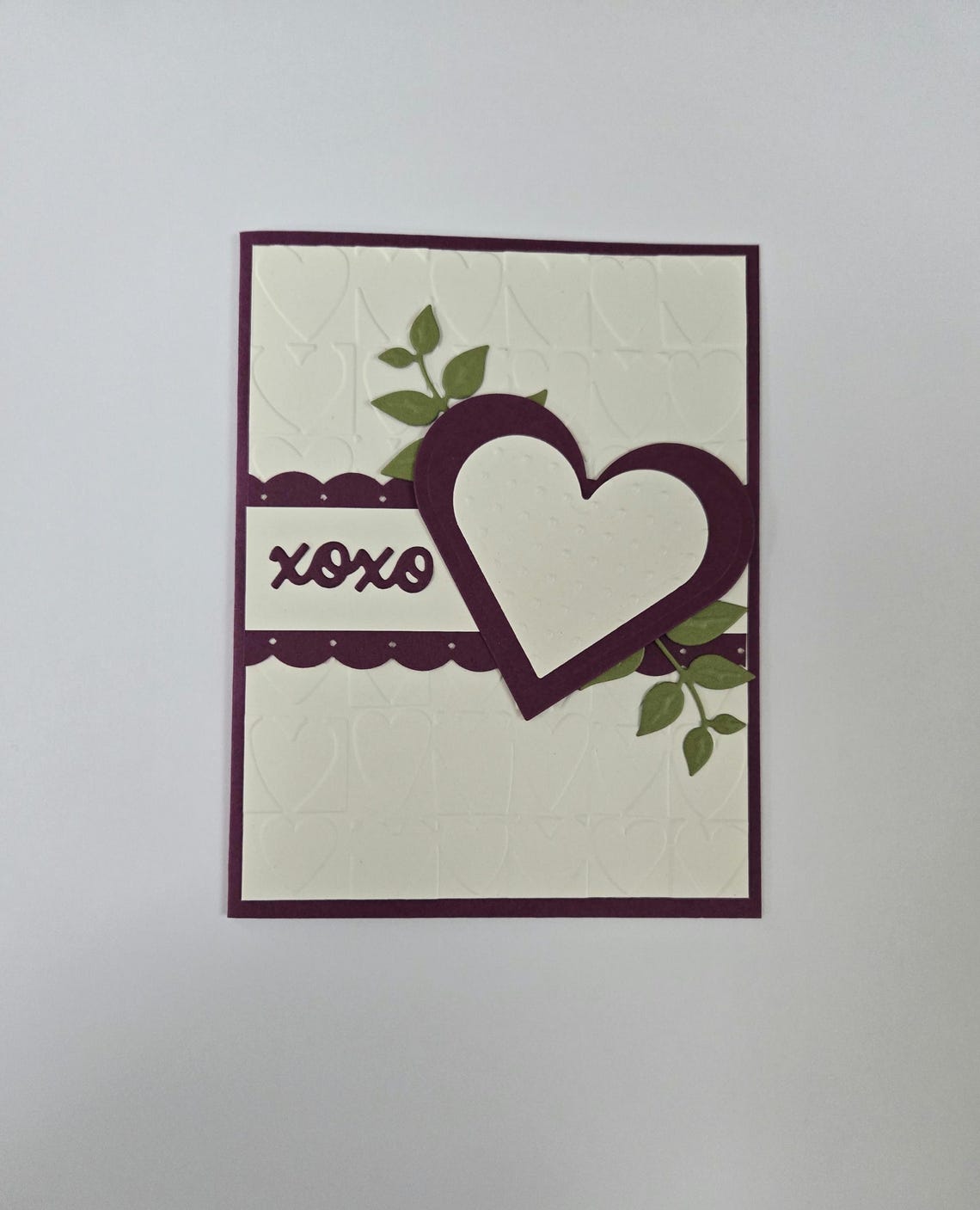 Double Heart Valentine's Day Card Kit - Etsy
