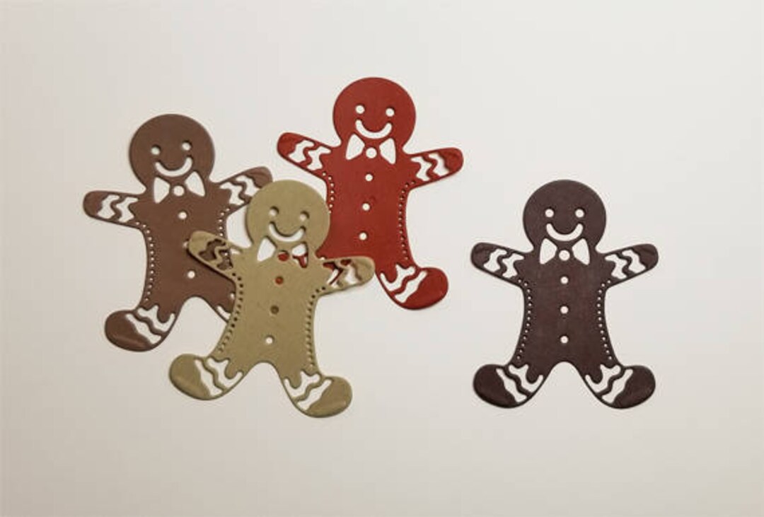 Gingerbread Man Die Cuts - Etsy