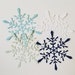 Large Snowflake Die Cuts - Etsy