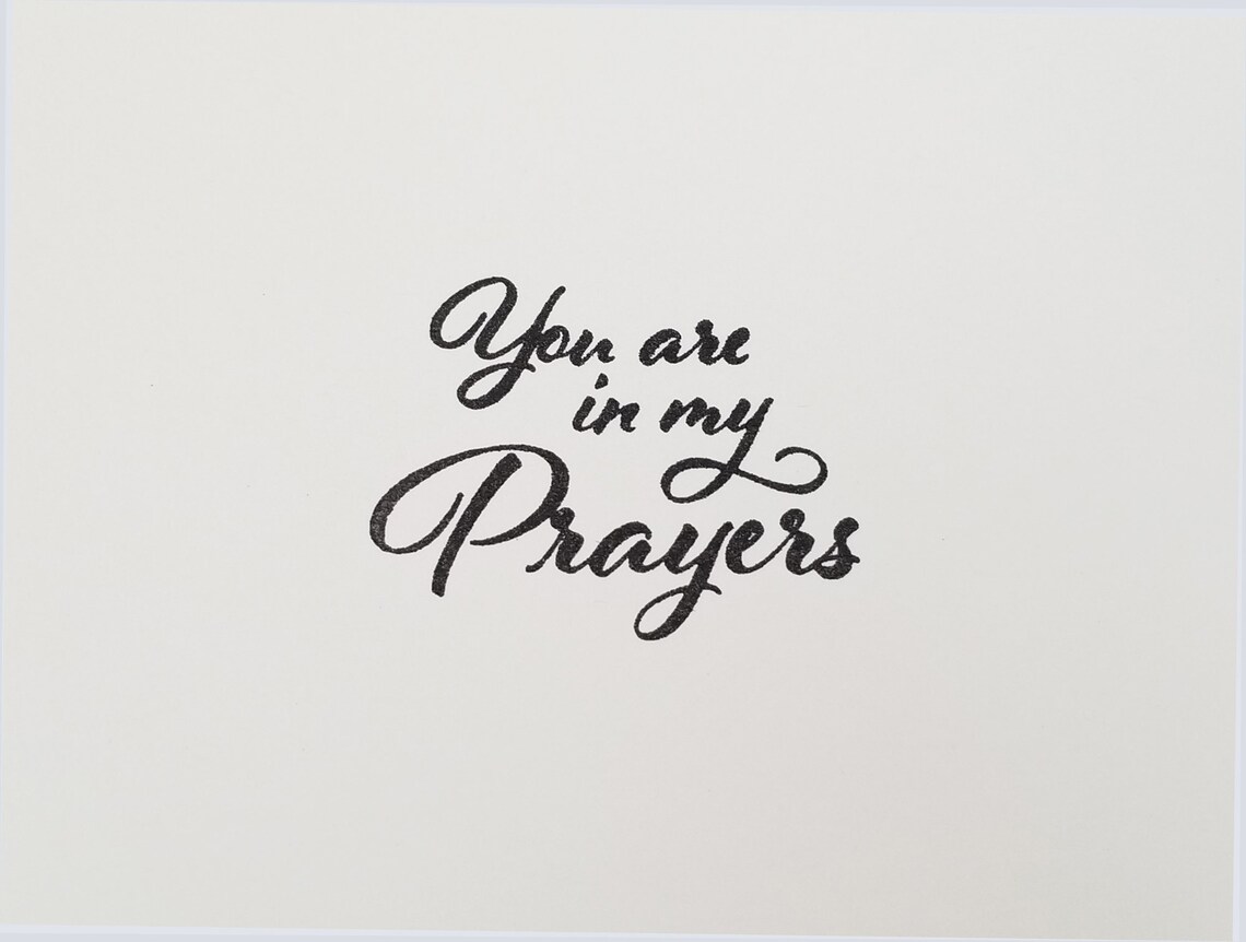 Sympathy Script Card Kit of 5 | Etsy