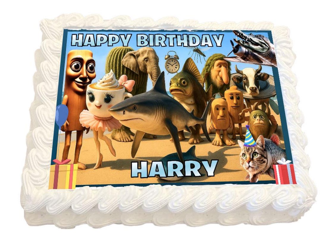 Brain Birthday Cake Topper - Etsy