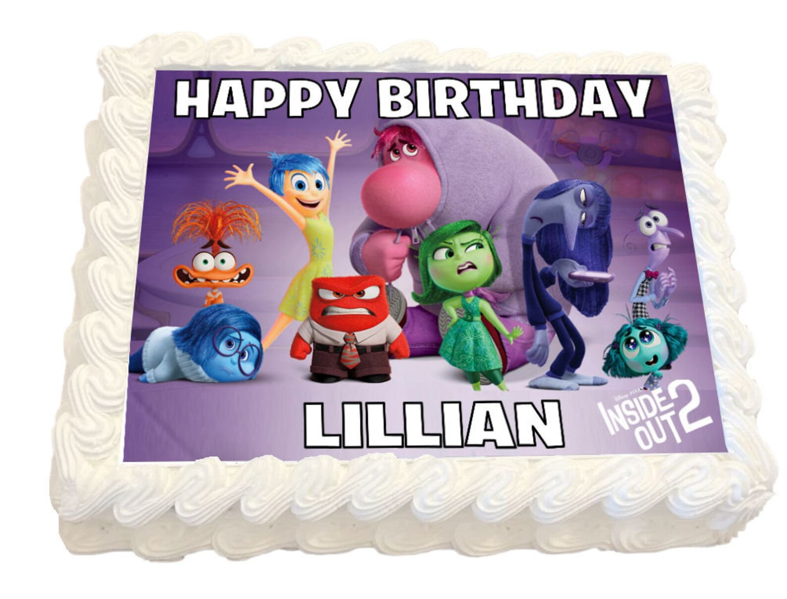 Inside Out 2 Birthday Cake Topper - Etsy UK