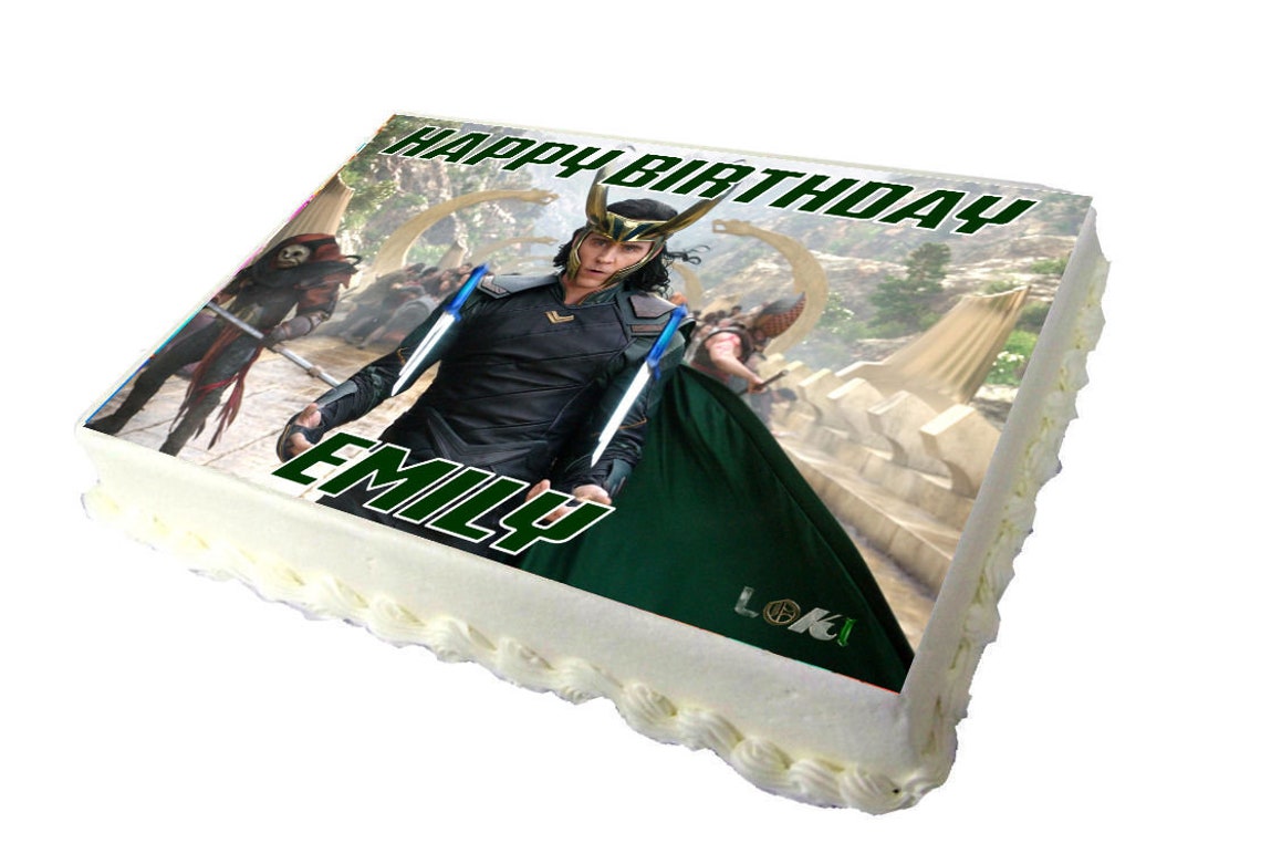 Loki Birthday Cake Topper - Etsy