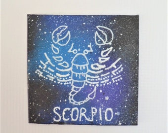Scorpio Original Painting - Etsy
