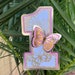 One Cake Topper, Butterfly Birthday Decor, First Birthday Cake Topper ...