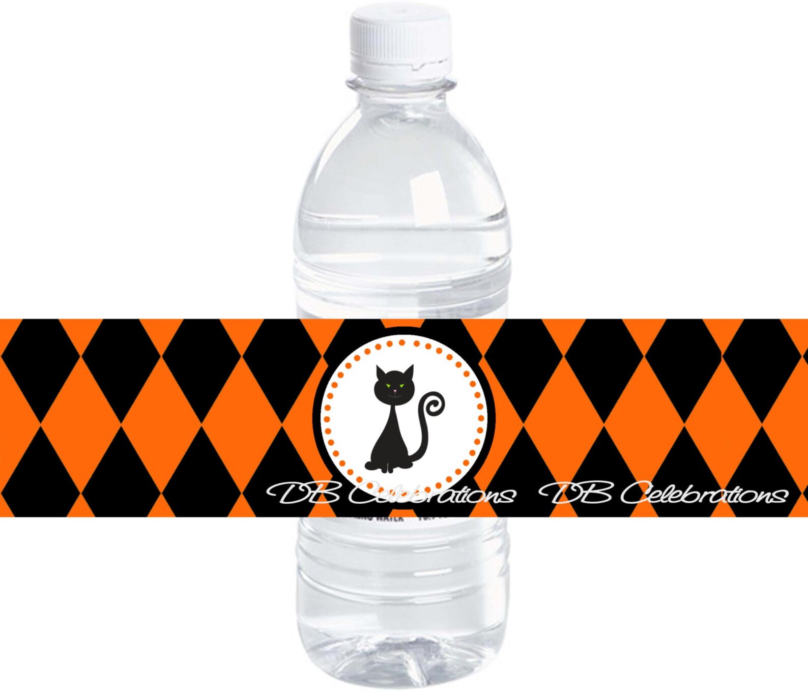 Halloween Water Bottle Labels, Halloween Water Bottle Wrap, INSTANT ...