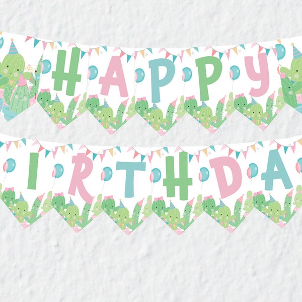 Cactus Banner - Etsy
