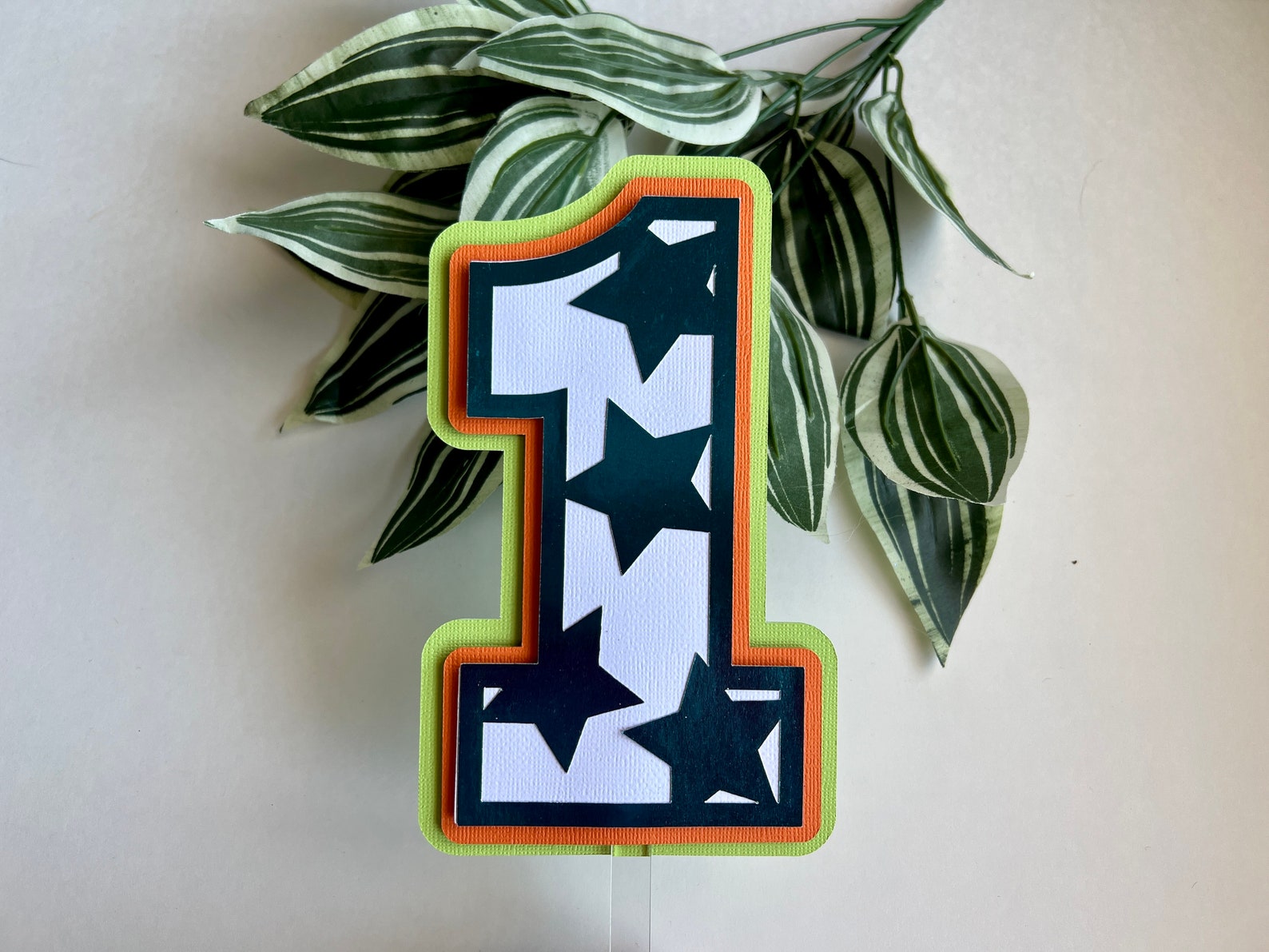 Boy 1st Birthday Cake Topper One Cake Topper First Birthday - Etsy