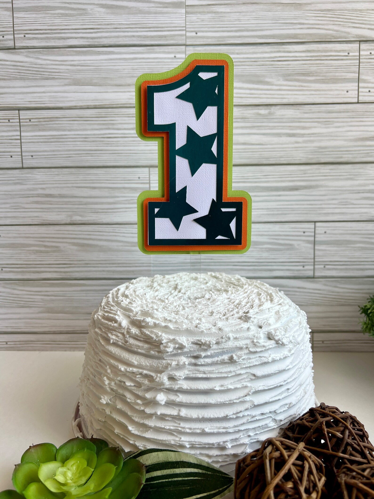 Boy 1st Birthday Cake Topper One Cake Topper First Birthday - Etsy