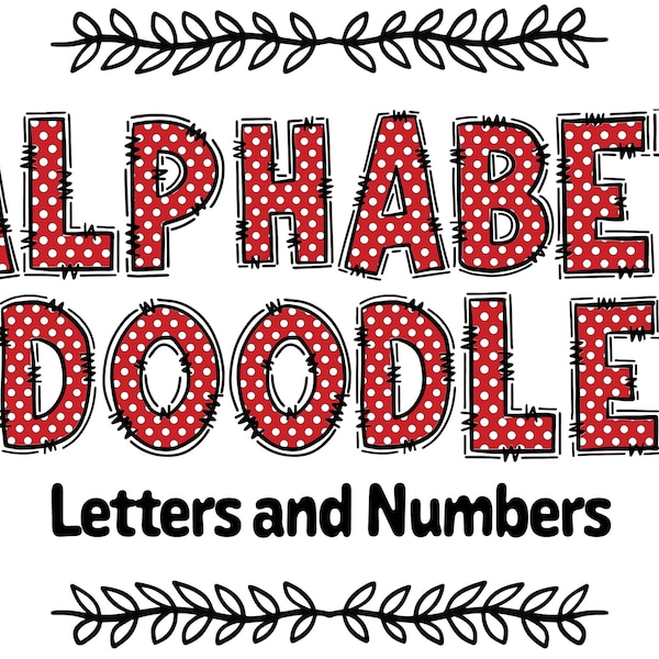 Polka Dot Alphabet - Etsy